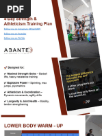 30 Day Full Body Workout Plan For Teens | PDF