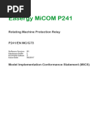 Micom P141: Feeder Management Relay | PDF | Data Model | Data Type