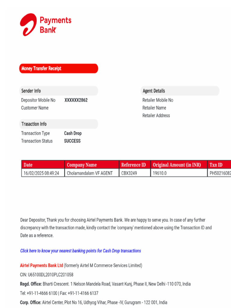 Reciept | PDF