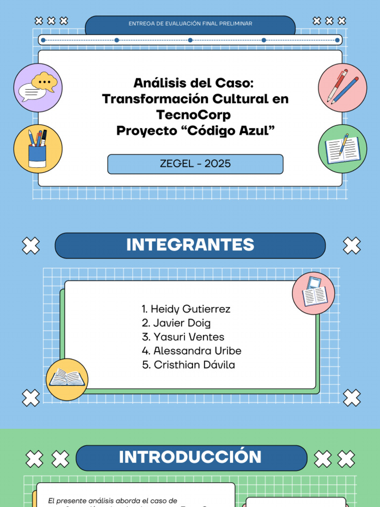 Análisis Del Caso Transformación Cultural en TecnoCorp - Proyecto ...