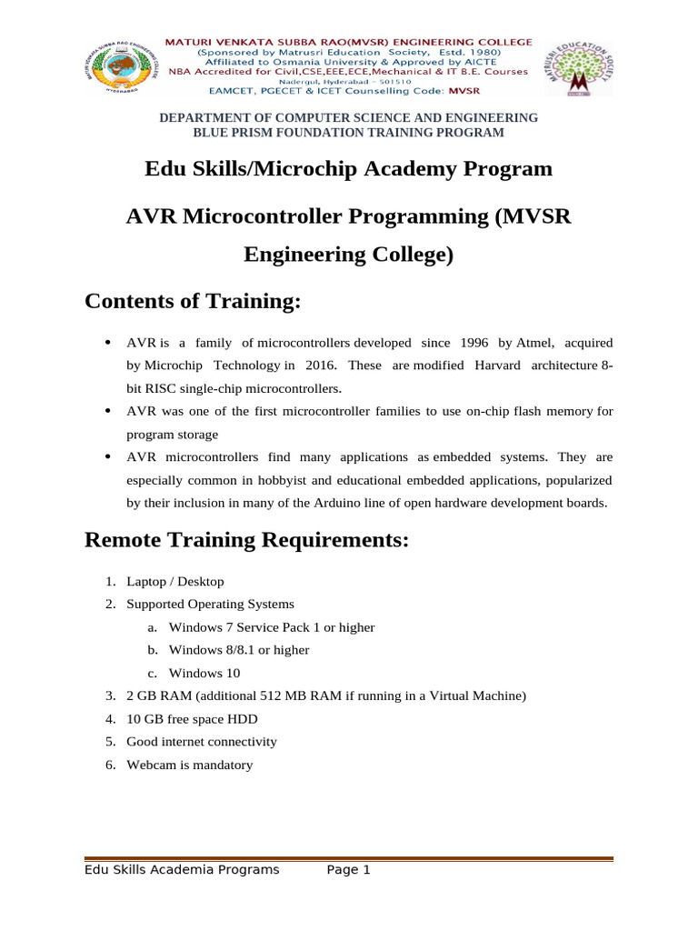 Microchip Training Report | PDF | Computer Engineering | Computer Architecture