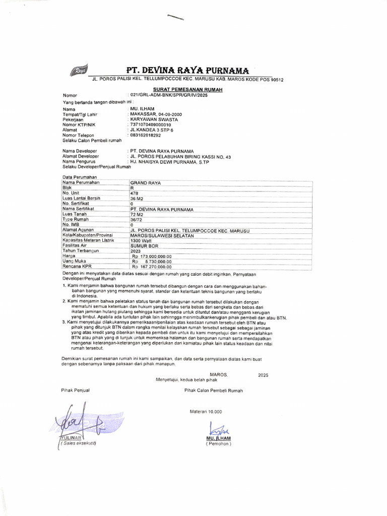 SPR Muh Ilham | PDF