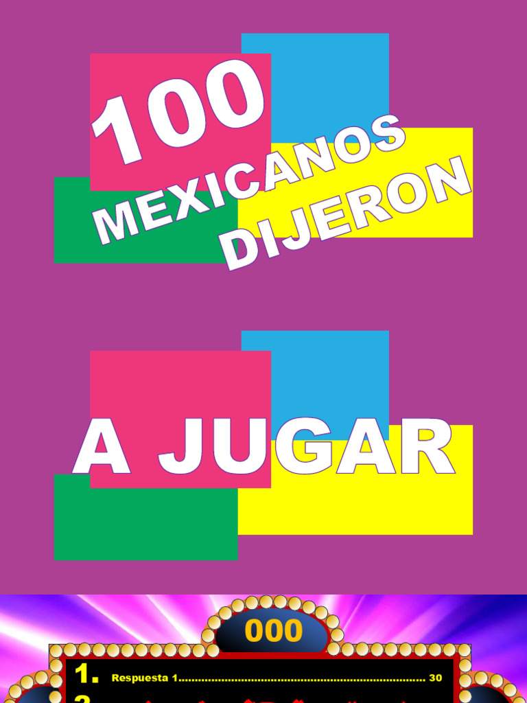 100 Mexicanos Dijeron | PDF