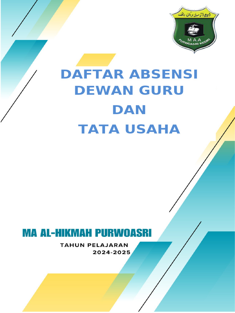 Cover Absen Guru | PDF