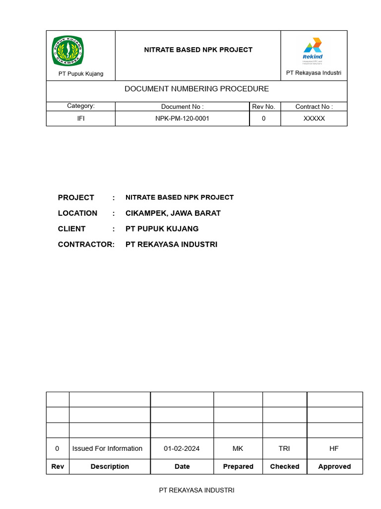 Document Numbering Procedure - Gs | PDF | Electric Power Distribution | Power Supply