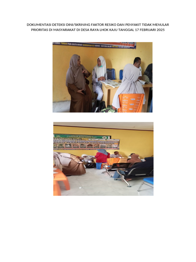 Dokumentasi Deteksi Dini | PDF