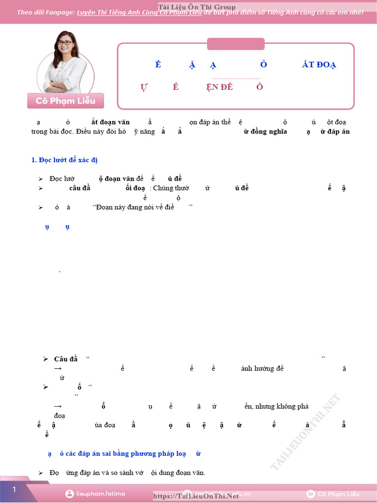 Chien Thuat Lam Bai Dang Cau Hoi Tom Tat Doan PDF | PDF