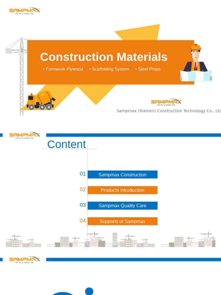 Sampmax Construction Formwork System | PDF | Scaffolding