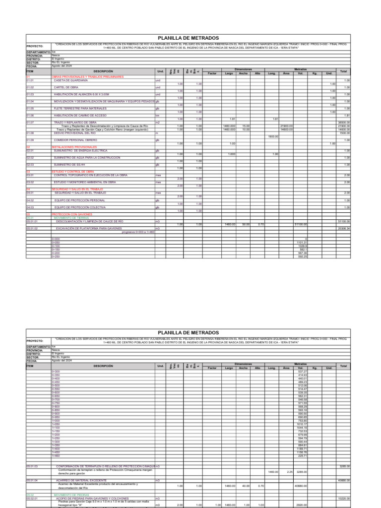 05.01+planilla+de+metrados 20241204 121120 008 | PDF