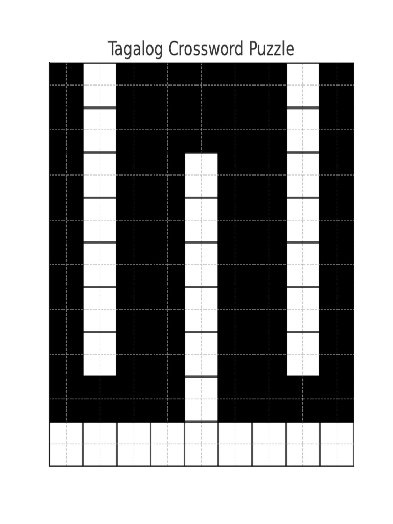 Tagalog Crossword | PDF