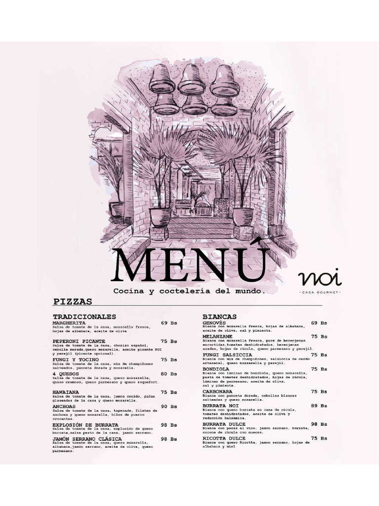 Menu Comidas Esp | PDF