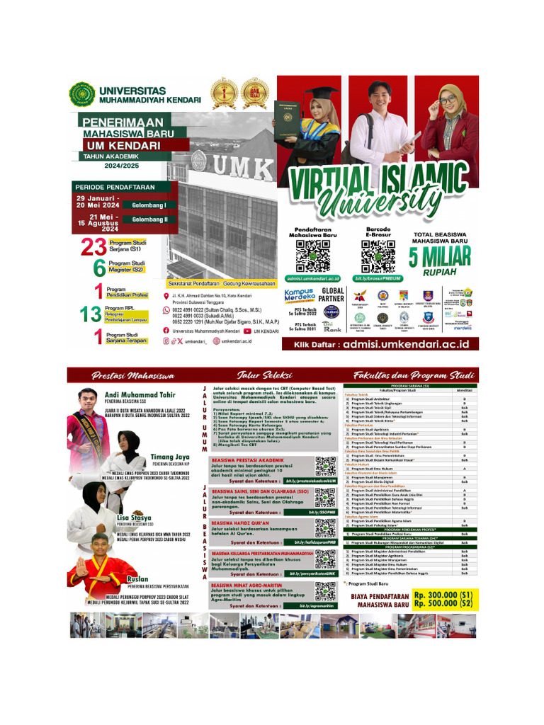 Admisi Umk Brosur 2024 Pdf Pdf