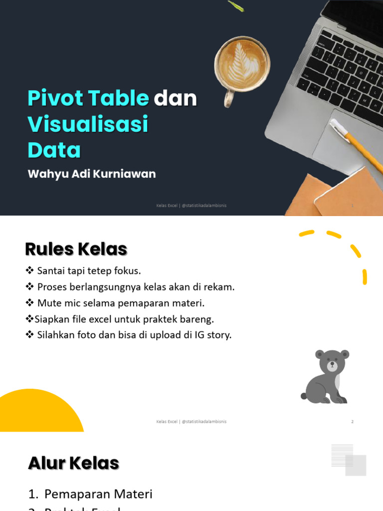 Pivot Table Dan Visualisasi Data Sederhana | PDF