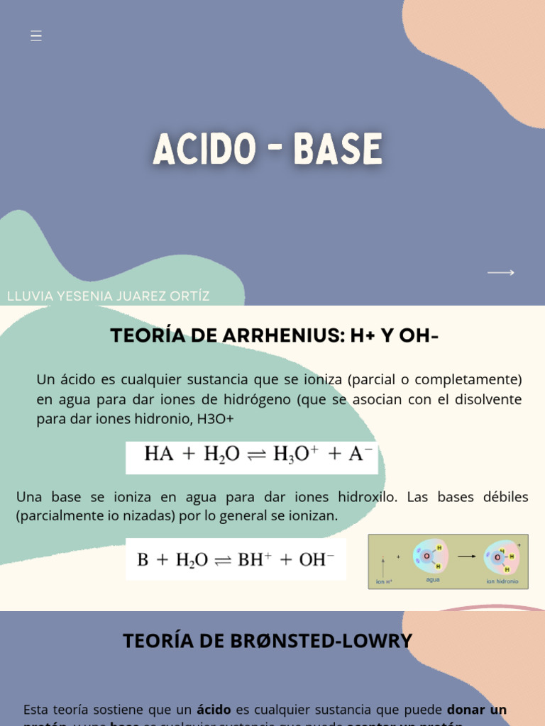 Acidos y Bases | PDF