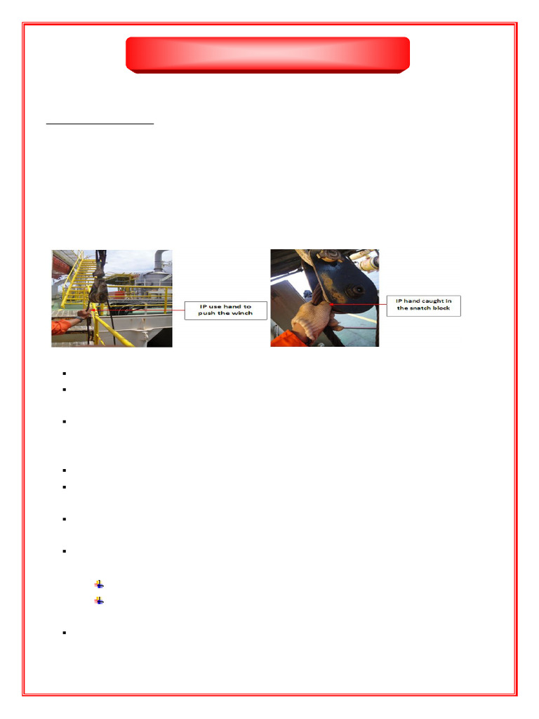 HSE Alert - Hand Injury During Rigging & Lifting - 01122010 | PDF
