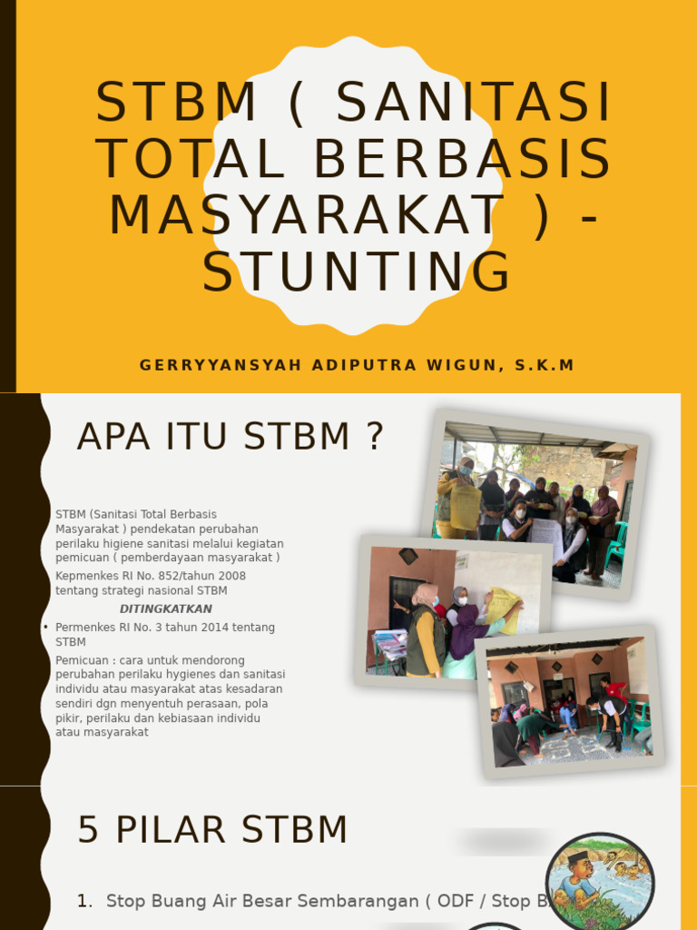 Pengantar STBM dan Stunting | PDF