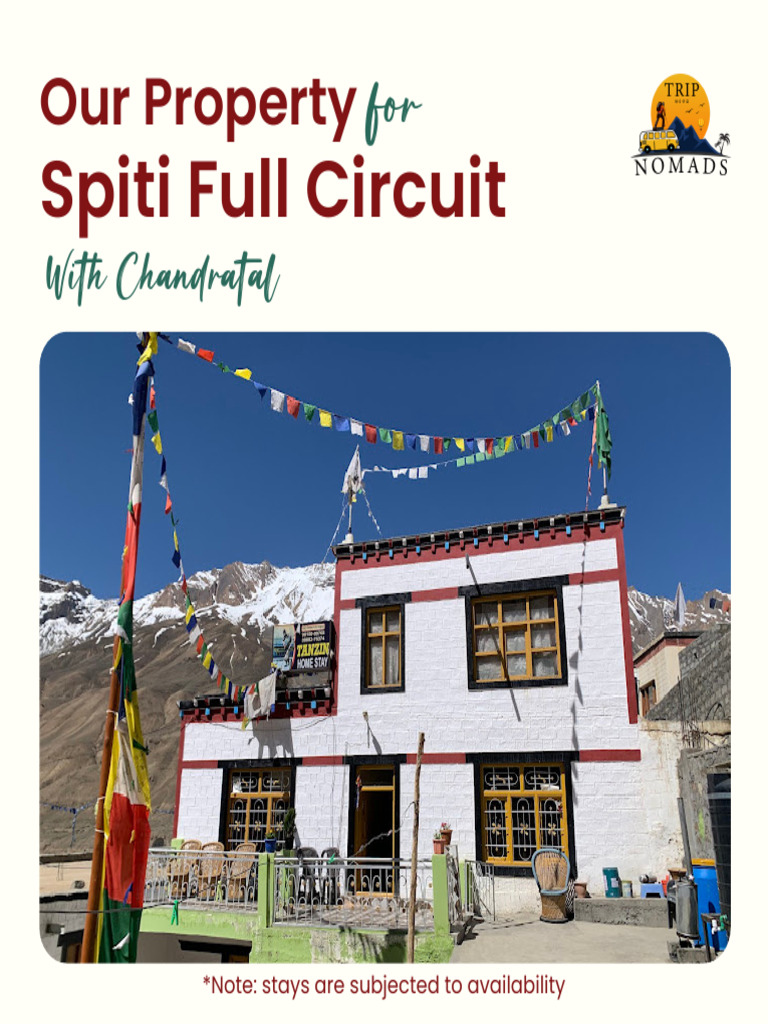 Summer Spiti Valley Hotel @TWN | PDF