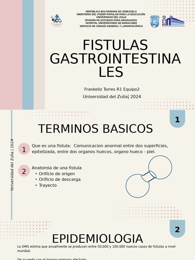 Fistulas Gastro Intestinales Frankeliz | PDF | Bilis | Estómago