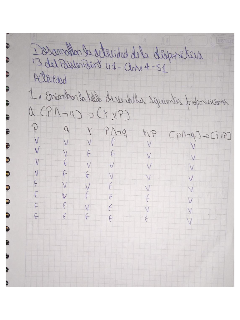 TAREA MATEMATICAS U1 - Tarea Clase 4 | PDF