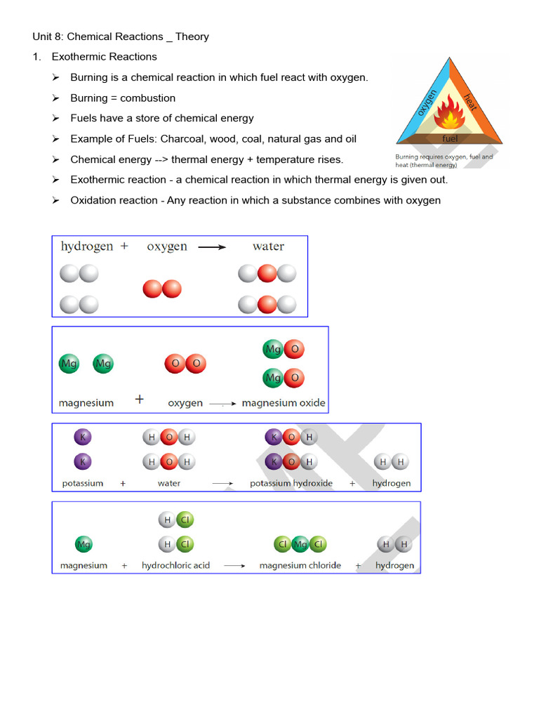 Chemical Reactions: Exothermic & Endothermic | PDF | Chemical Reactions ...