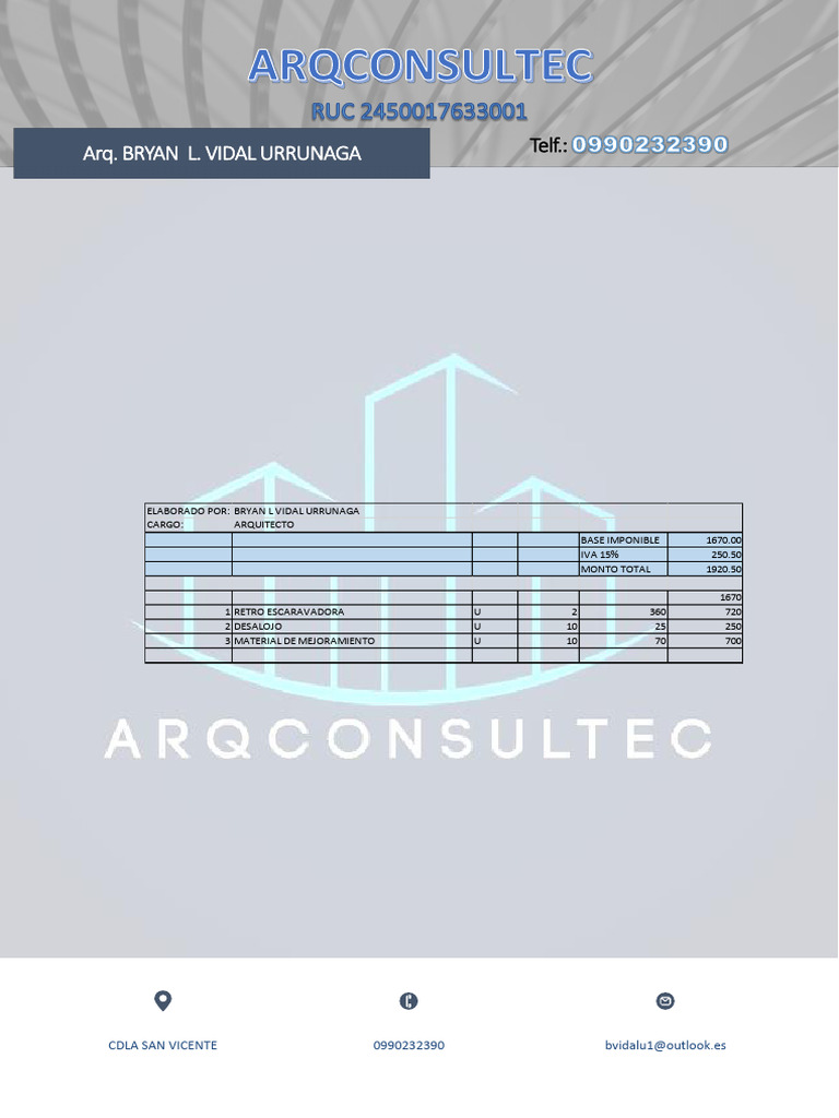 Proforma Beltro 2025 001 | PDF