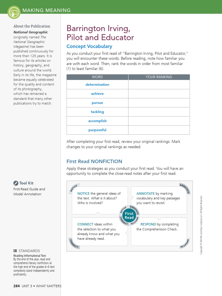 Reading Barrington Irving | PDF