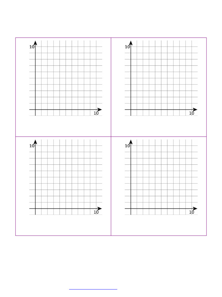 Coordinate Plane Worksheet PDF | PDF
