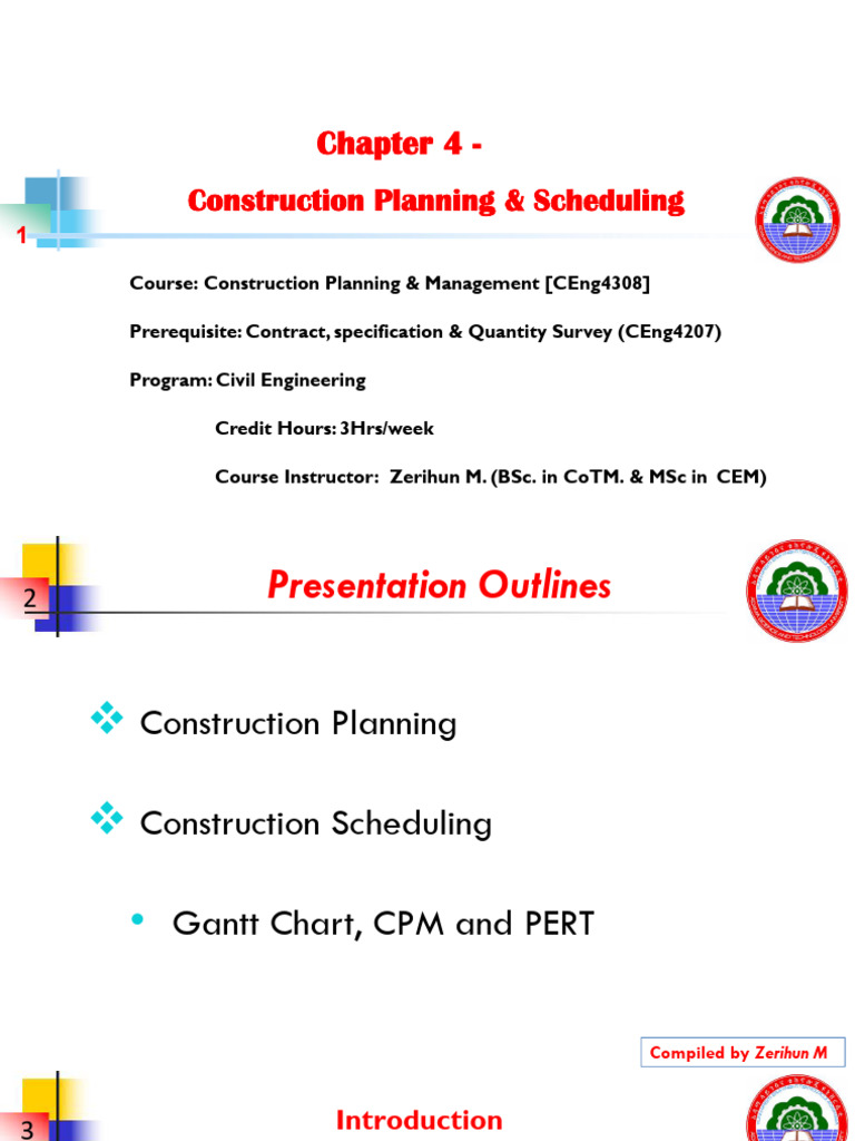 4.1 Construction Planning | PDF