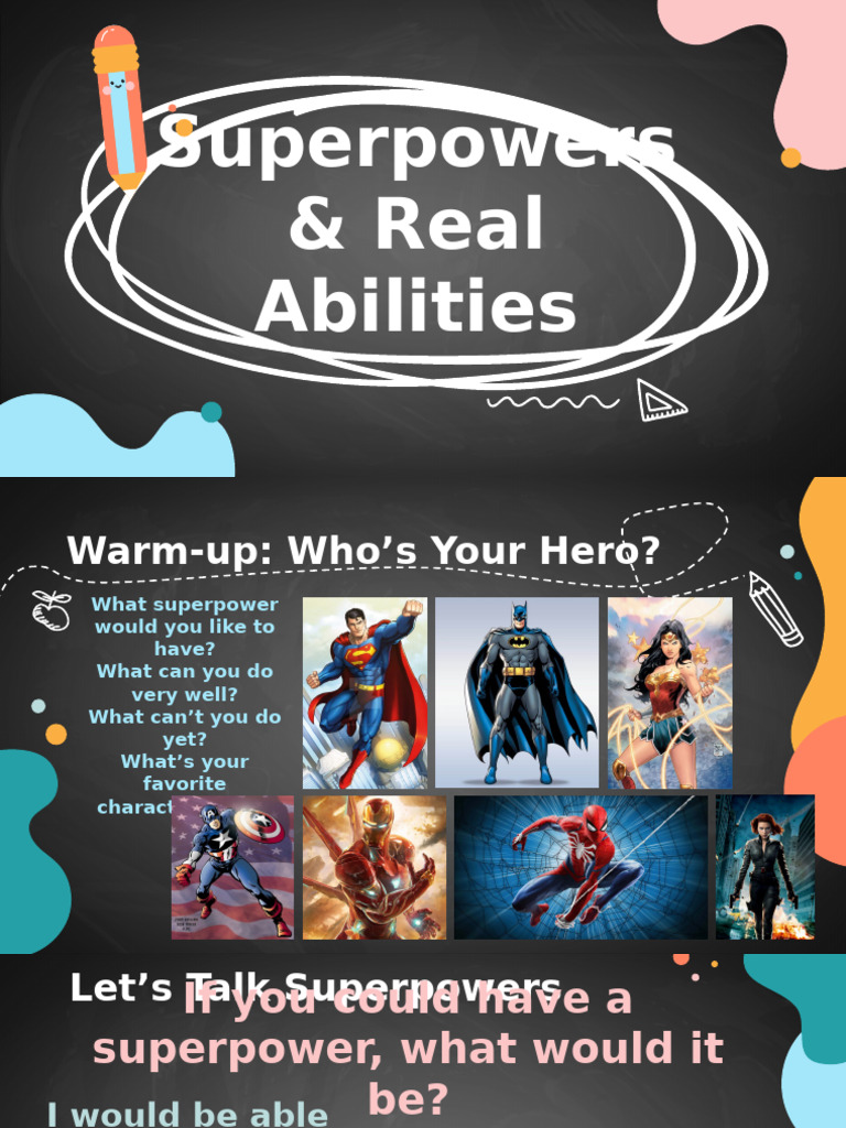 B1 English Class - Superpowers & Real Abilities | PDF