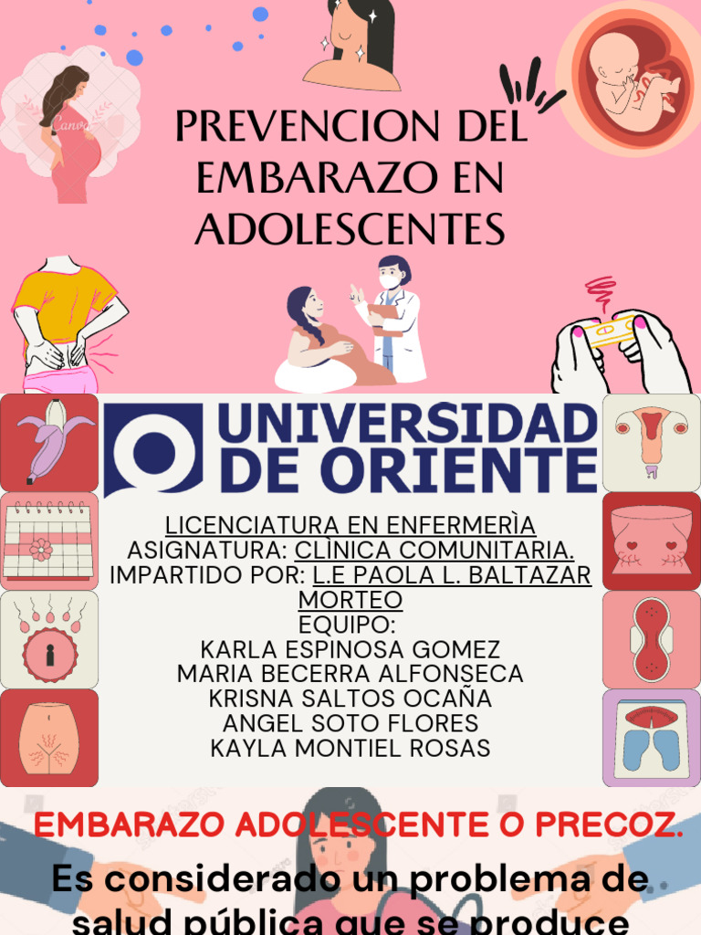 Prevención del Embarazo Adolescente | PDF | Control de la natalidad ...