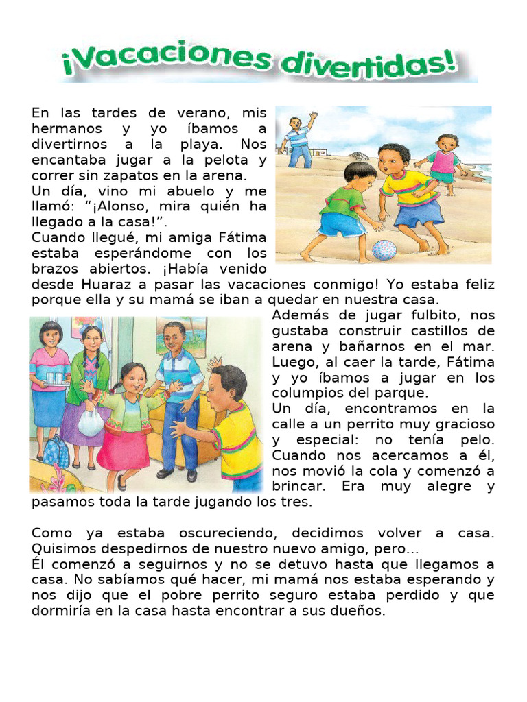 Alonso Vacaciones Divertidas | PDF