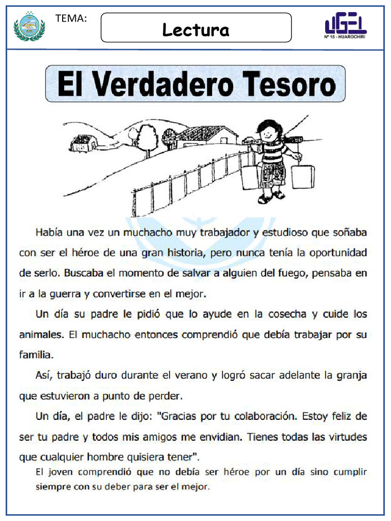 Lectura El Verdadero Tesoro | PDF