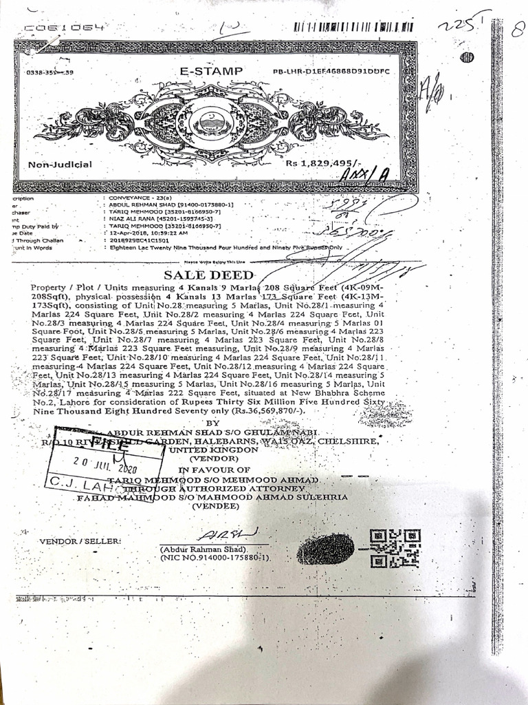 Fake Sale Deed | PDF