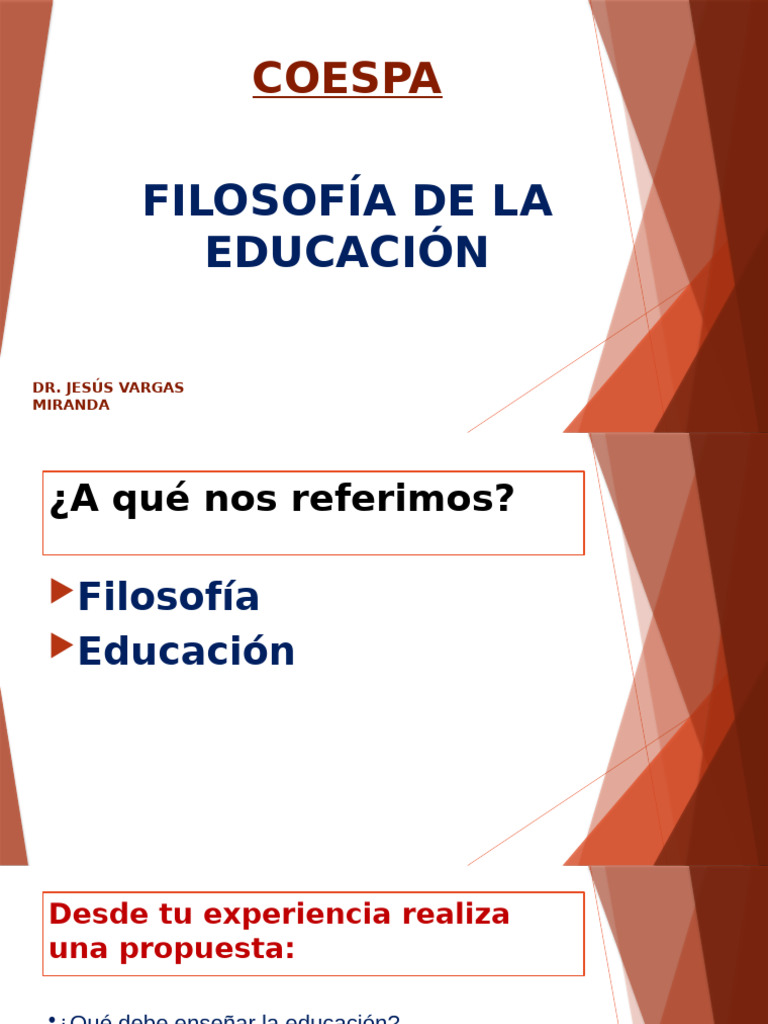 fILOSOFÍA DE LA EDUCACIÓN | PDF | Conocimiento | Pragmatismo