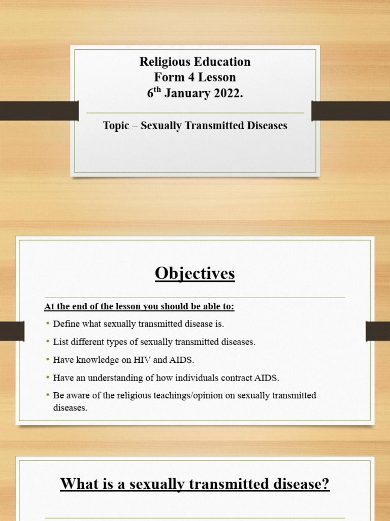 Understanding STDs and Religious Views | PDF | Sexually Transmitted ...