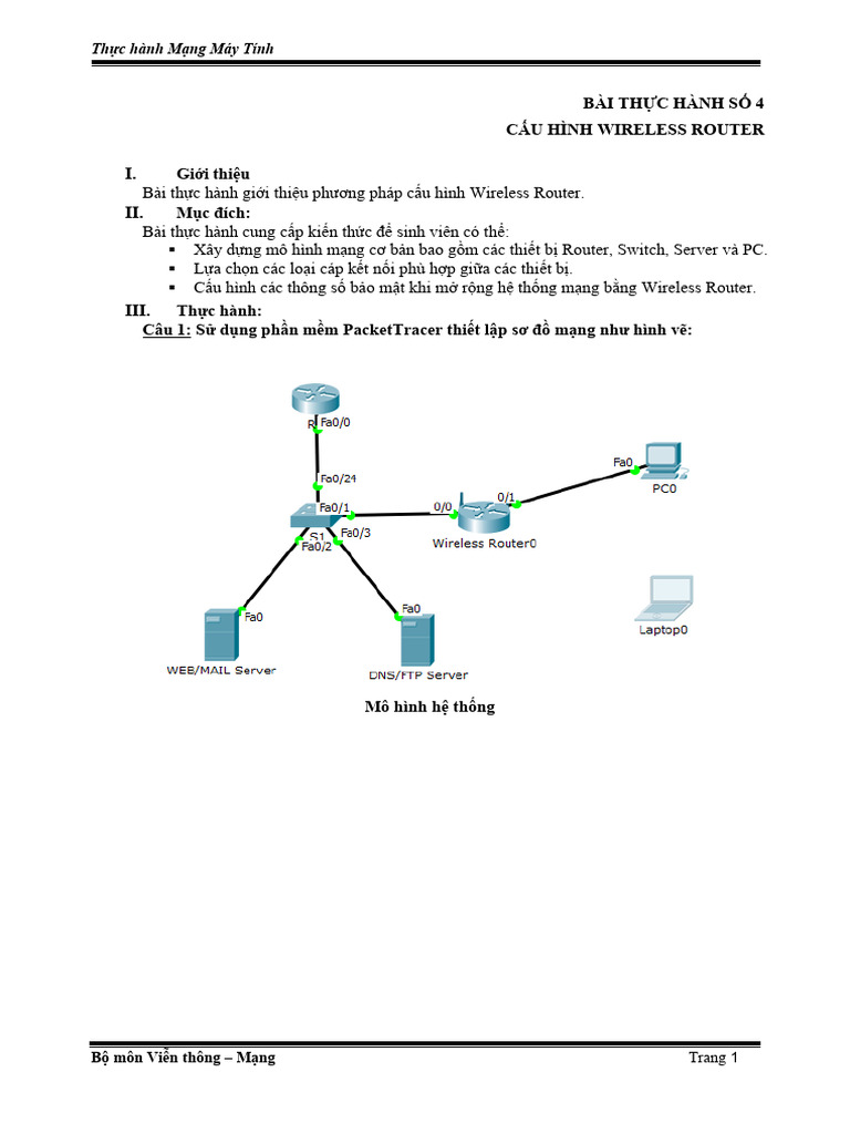 TH MMT 2023 - Lab - 04 | PDF