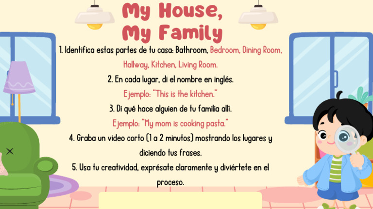 Mi Casa y Mi Familia en Inglés | PDF