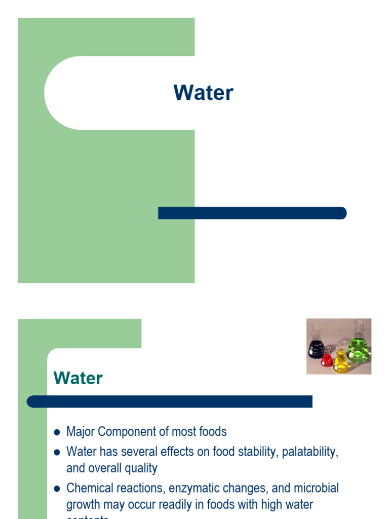 005 Water Definitions&GralProps An | PDF | Adsorption | Water