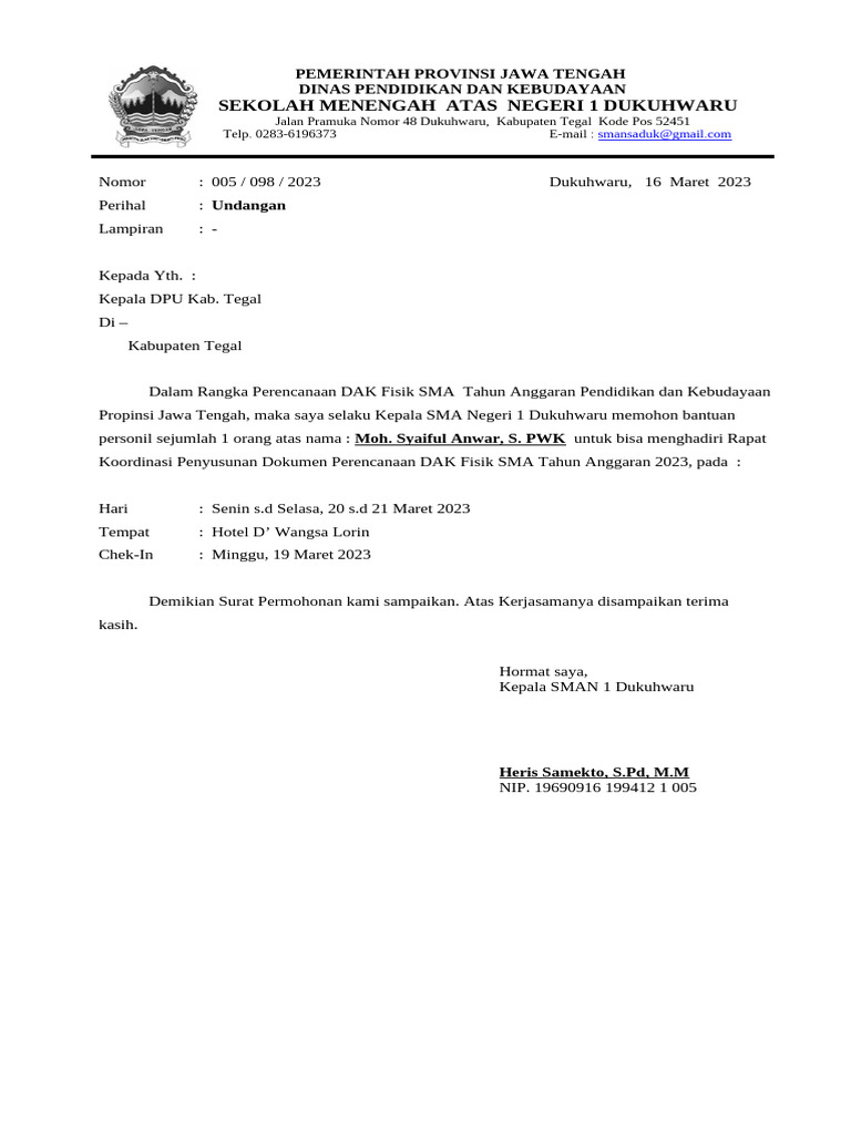 Surat Pak Susilo | PDF