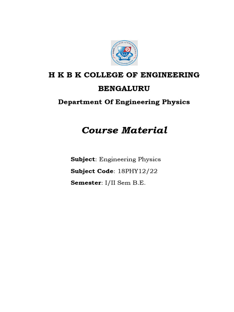 18PHY12 - Mod V With Numericals | PDF | Dielectric | Electrical Resistivity And Conductivity