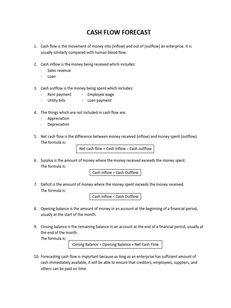 Review Fact Enterprise | PDF | Cash Flow | Macroeconomics