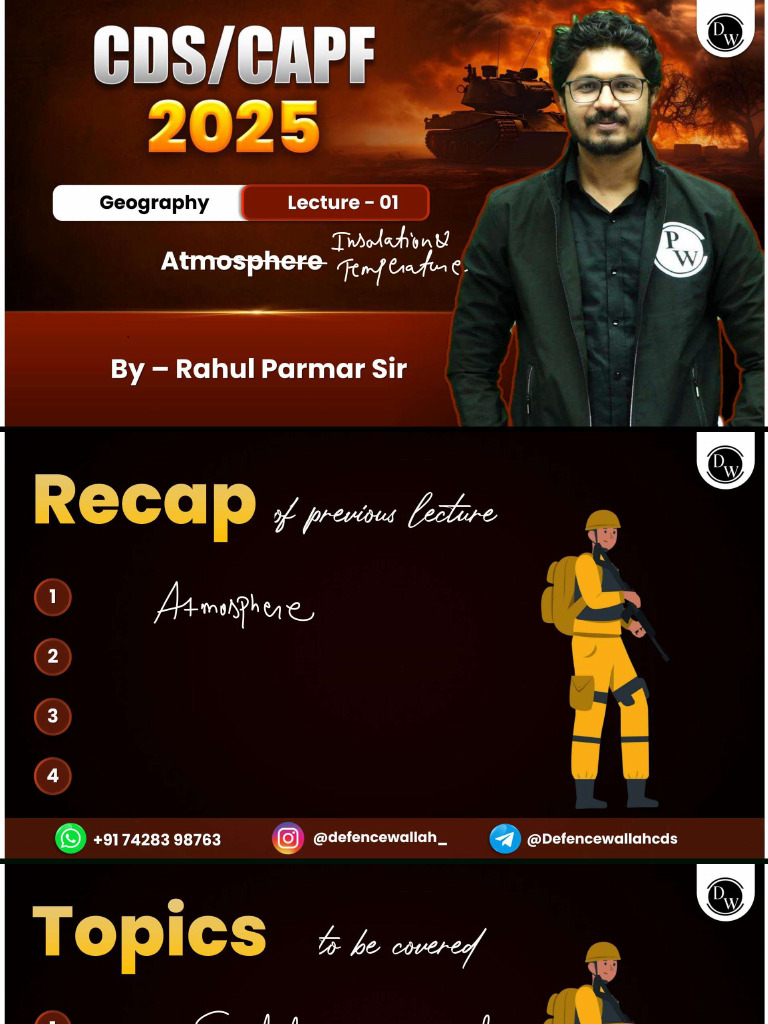 Insolation Temperature 01 - Class Notes | PDF