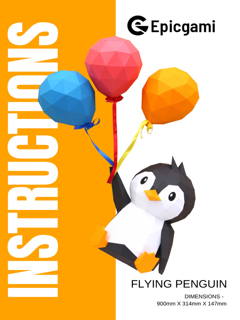 INSTRUCTIONS For Flying Penguin | PDF