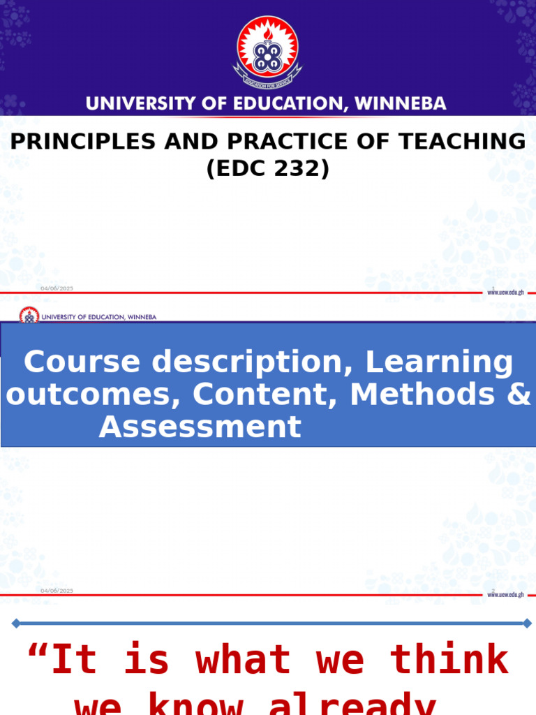 P&P Intro. To Teaching | PDF | Learning | Profession