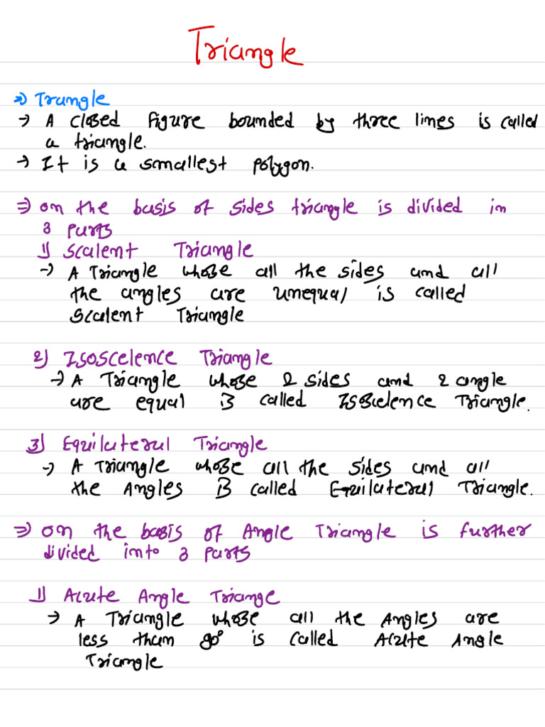 Triangle | PDF | Triangle | Euclidean Plane Geometry
