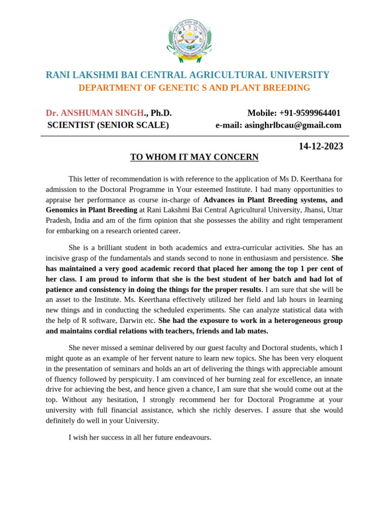 Anshuman Sir Testimonial | PDF