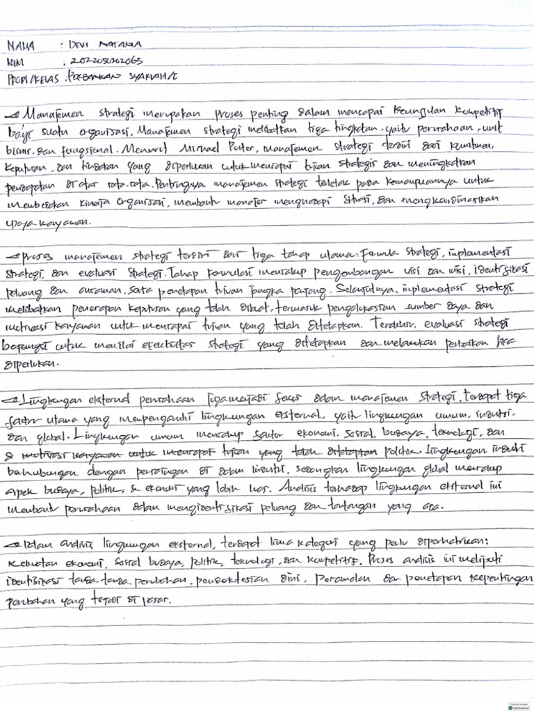 Resume 2 (Devi Natania) | PDF