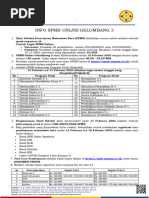 Informasi Ujian SPMB Online Semester Gasal Ta 2025 2026 | PDF