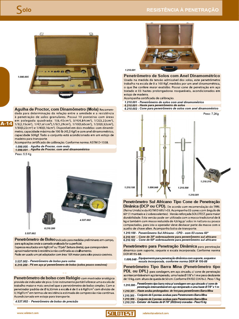 A14 Penetrometro | PDF