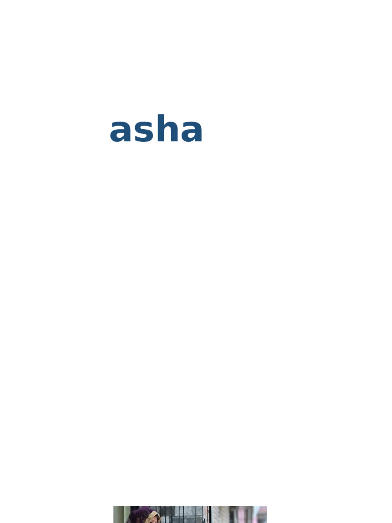 Asha | PDF